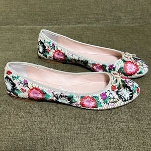 kate spade | Shoes | Kate Spade Winward Embroidered Floral Flats | Poshmark